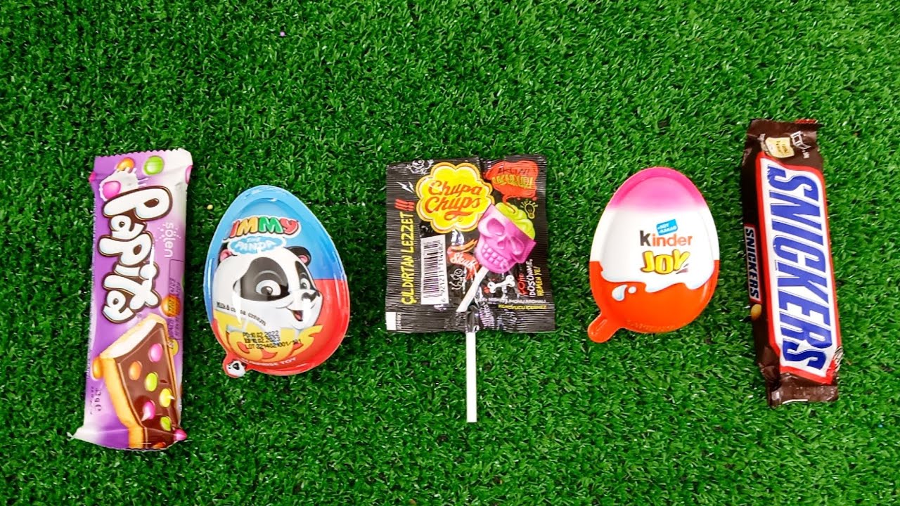 ASMR RAINBOW DESSERTS FROZEN NIK-L- NIP COLOR ICE CREAM 무지개 디저트 얼린 닉 클립 ...