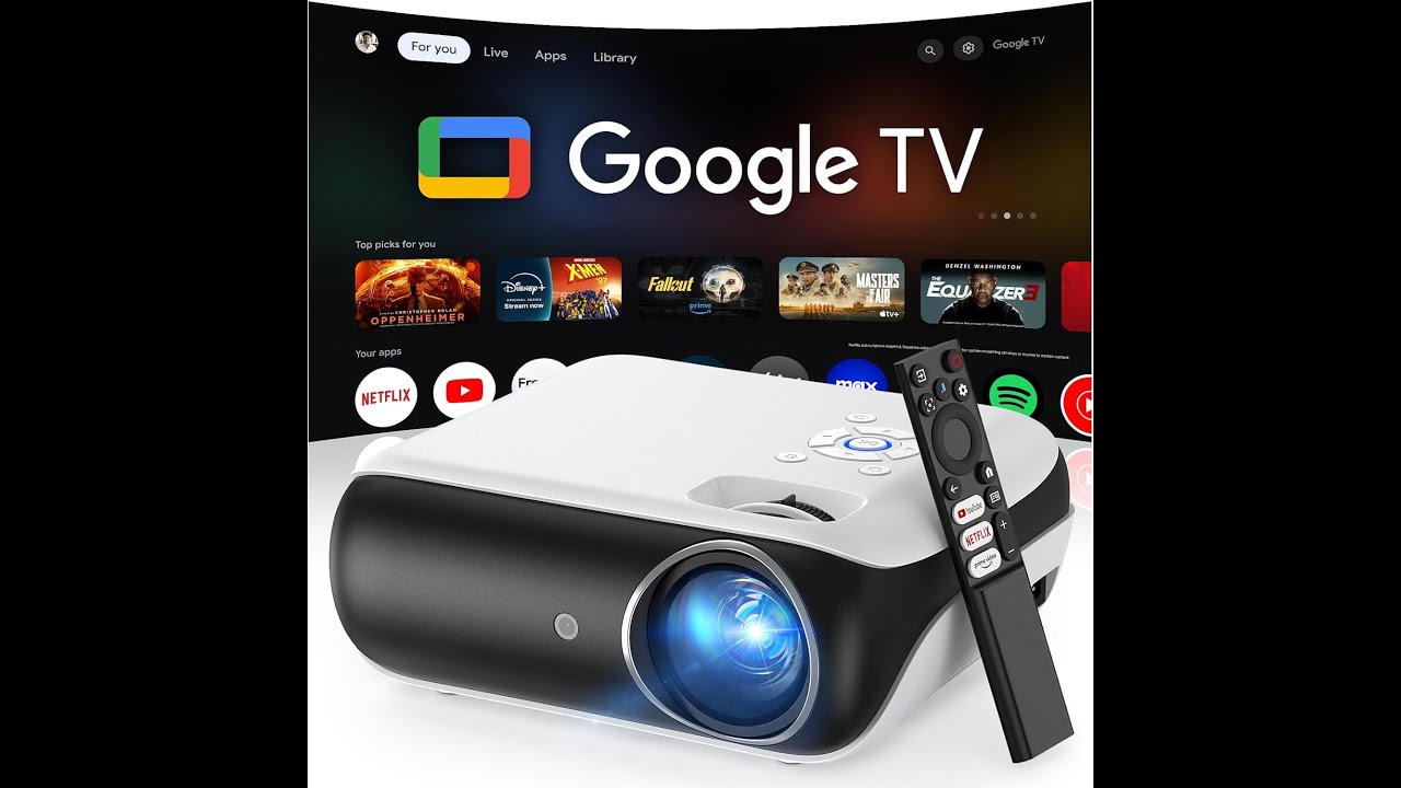 HAPPRUN Google TV Projector Review – Pros & Cons – Native 1080P ...