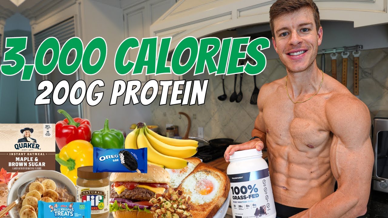 Full Day of Eating 3,000 Calories | High Protein Diet To Build Muscle ...