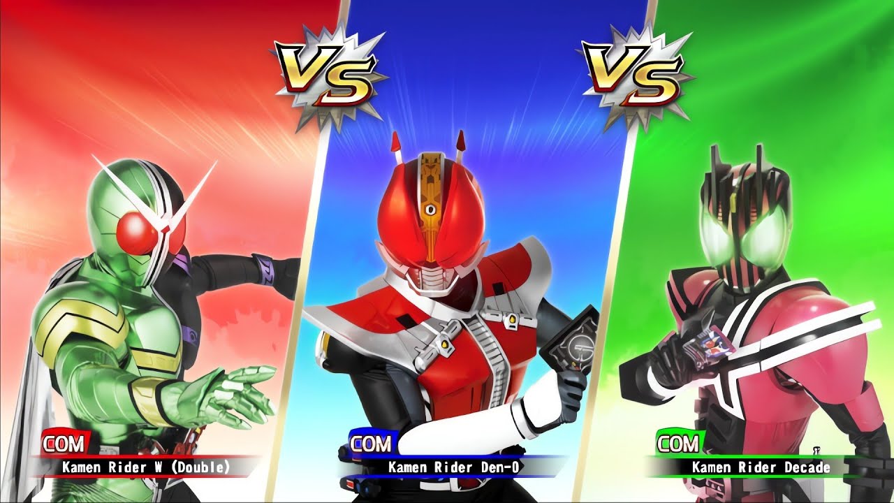 Kamen Rider W (DOUBLE) vs Kamen Rider DEN-O vs Kamen Rider DECADE - YouTube