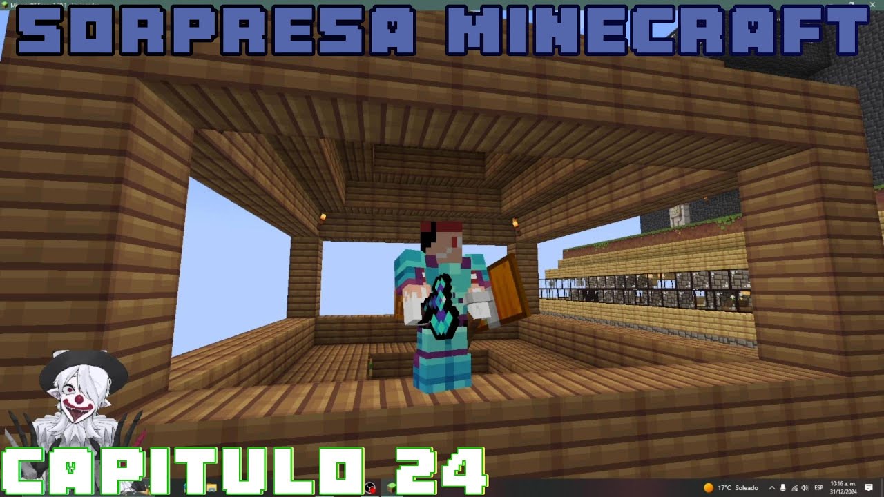 Sorpresa Minecraft Capitulo 24 Hicimos La Torre Para Campanario De L año Nuevo y en Cantamos ...