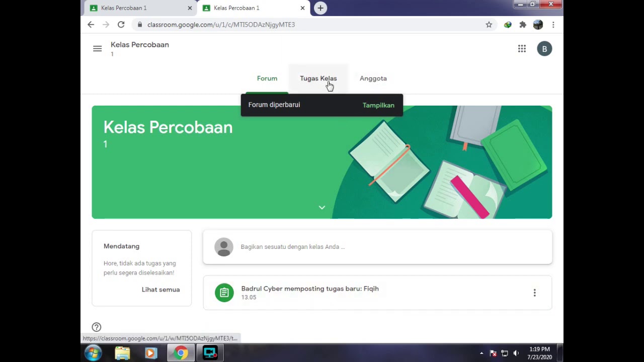 Tutorial Pengumpulan Tugas Paint Pada Google Classroom - YouTube