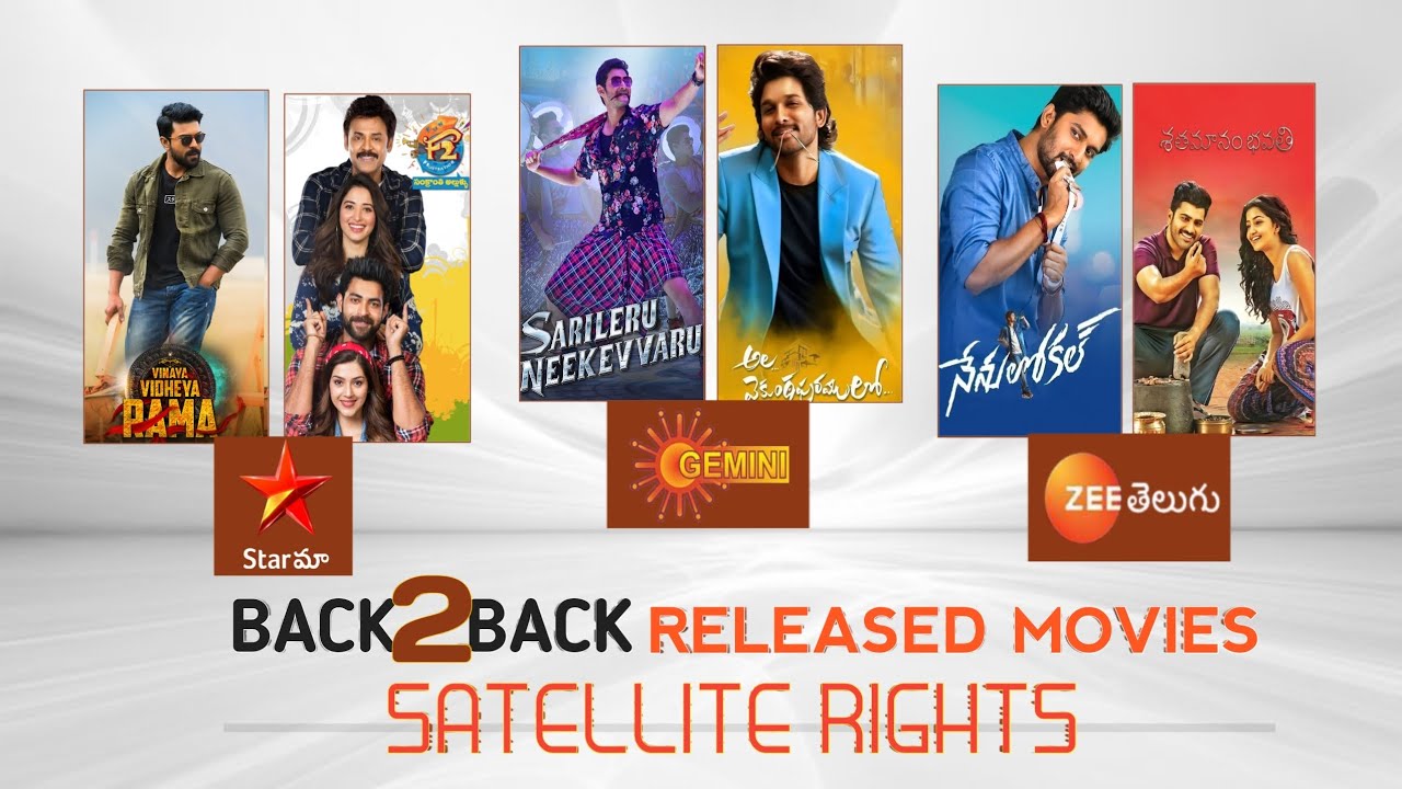Back 2 Back Released Movies Satellite Rights[2008-2020] | Satellite ...
