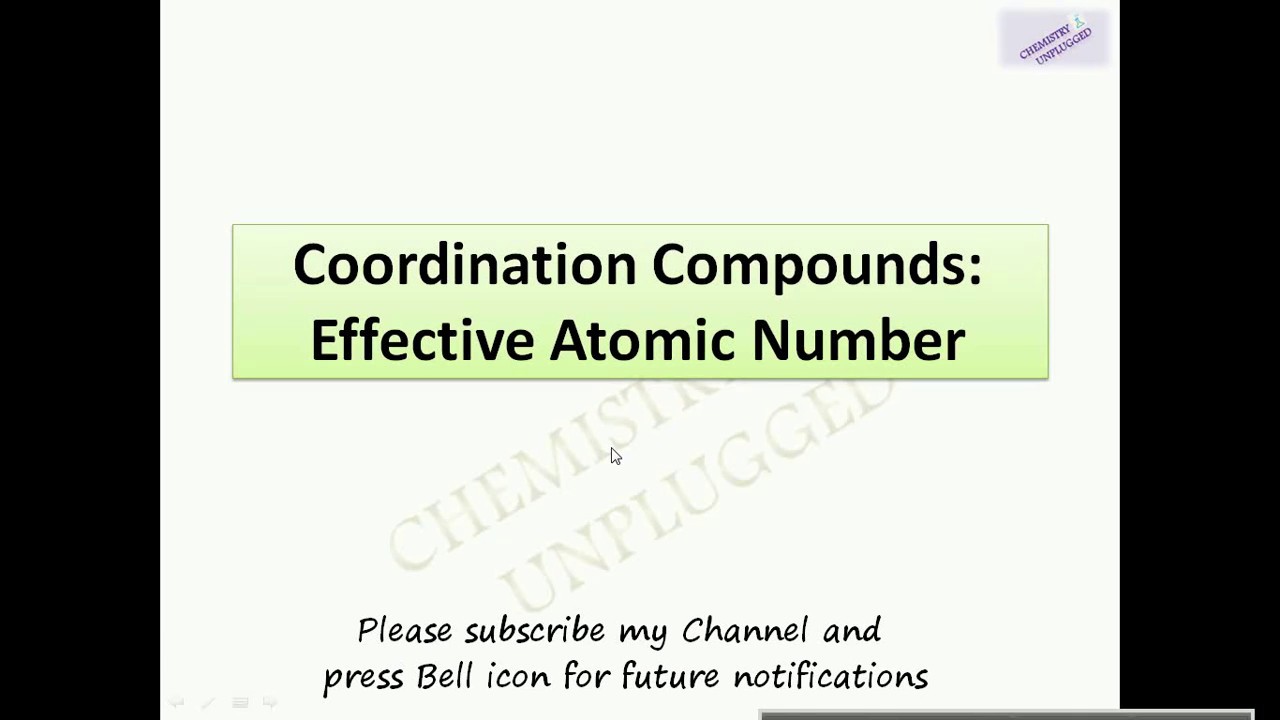 Effective atomic number - YouTube