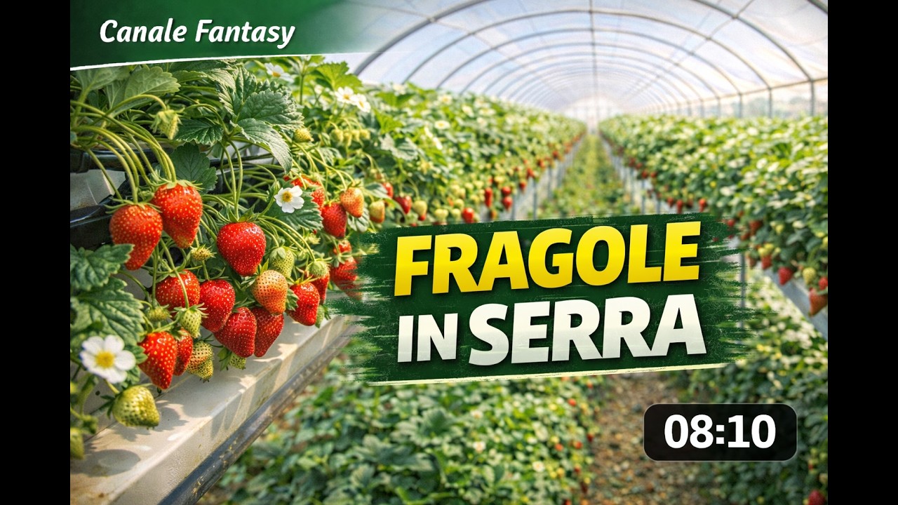 Fragole in Serra 4K @WorldWondersTV4K - YouTube