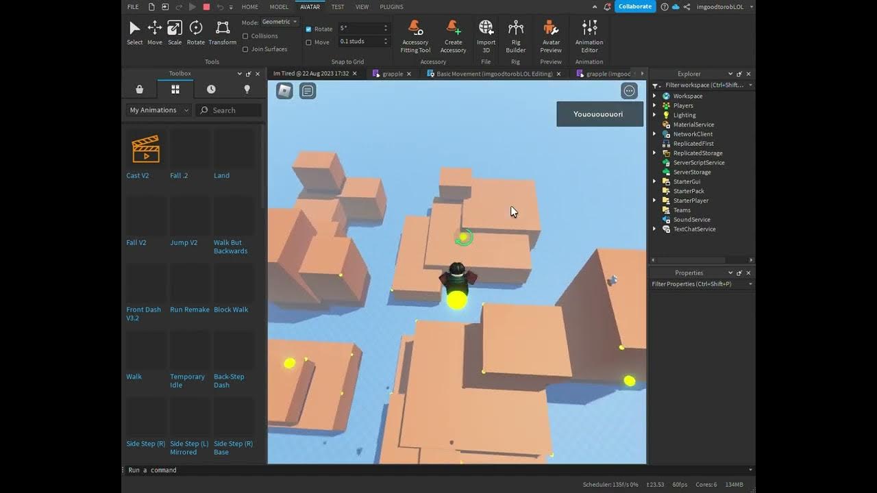 Grappling Hook II (Roblox Studio) - YouTube