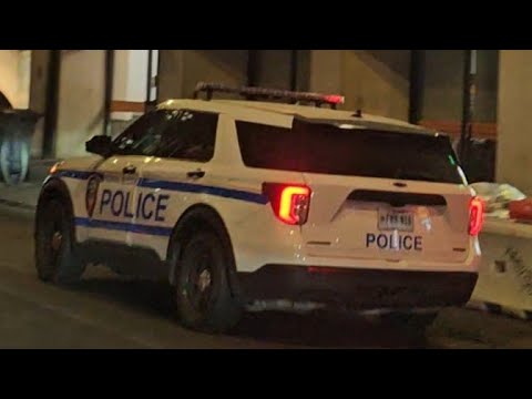 United States Federal Reserve Police Passing By In Lower Manhattan, New ...
