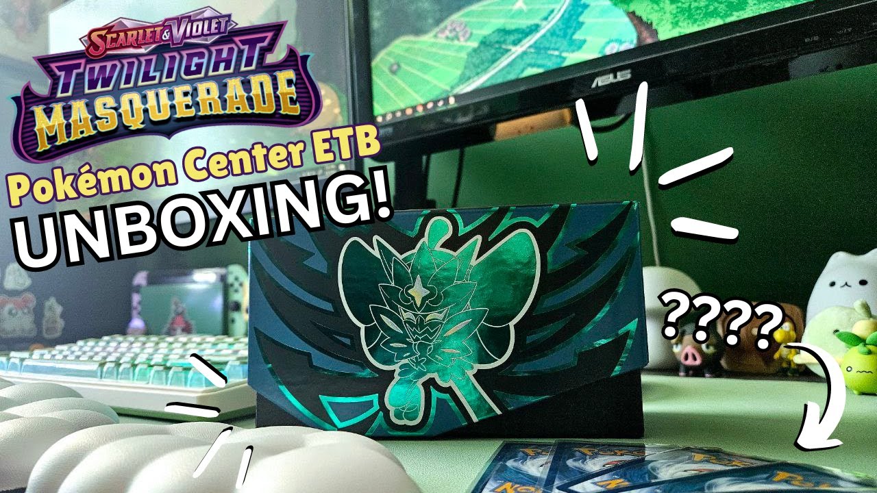 Unboxing NEW Twilight Masquerade ETB (Pokémon Center Edition) - YouTube