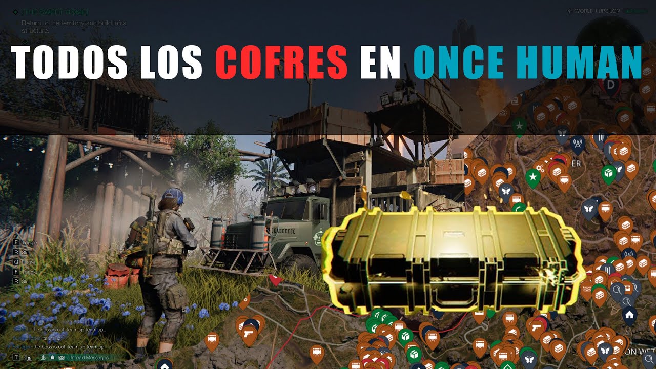 COMO VER TODO EL MAPA EN ONCE HUMAN - REVELA TODOS LOS COFRES! - YouTube