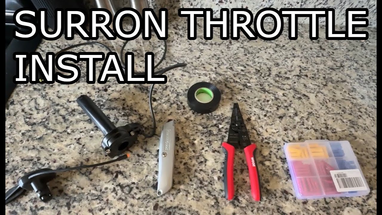 Install a Surron Throttle on Any E-Bike (3 pin connector) - YouTube