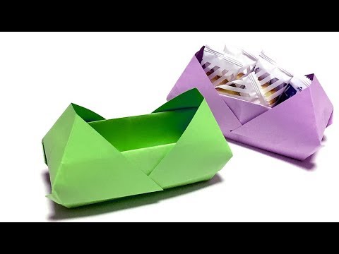 Origami Box from Rectangular Paper | How to Make a Cute and Unique ...
