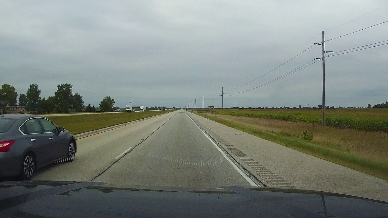 Driving on Interstate 57 in Champaign County, Illinois - YouTube
