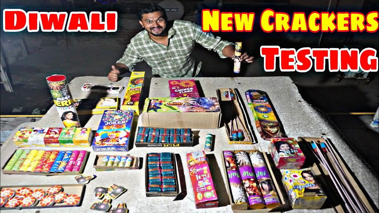 Different types of crackers testing दिवाली पटाखे unique crackers ...