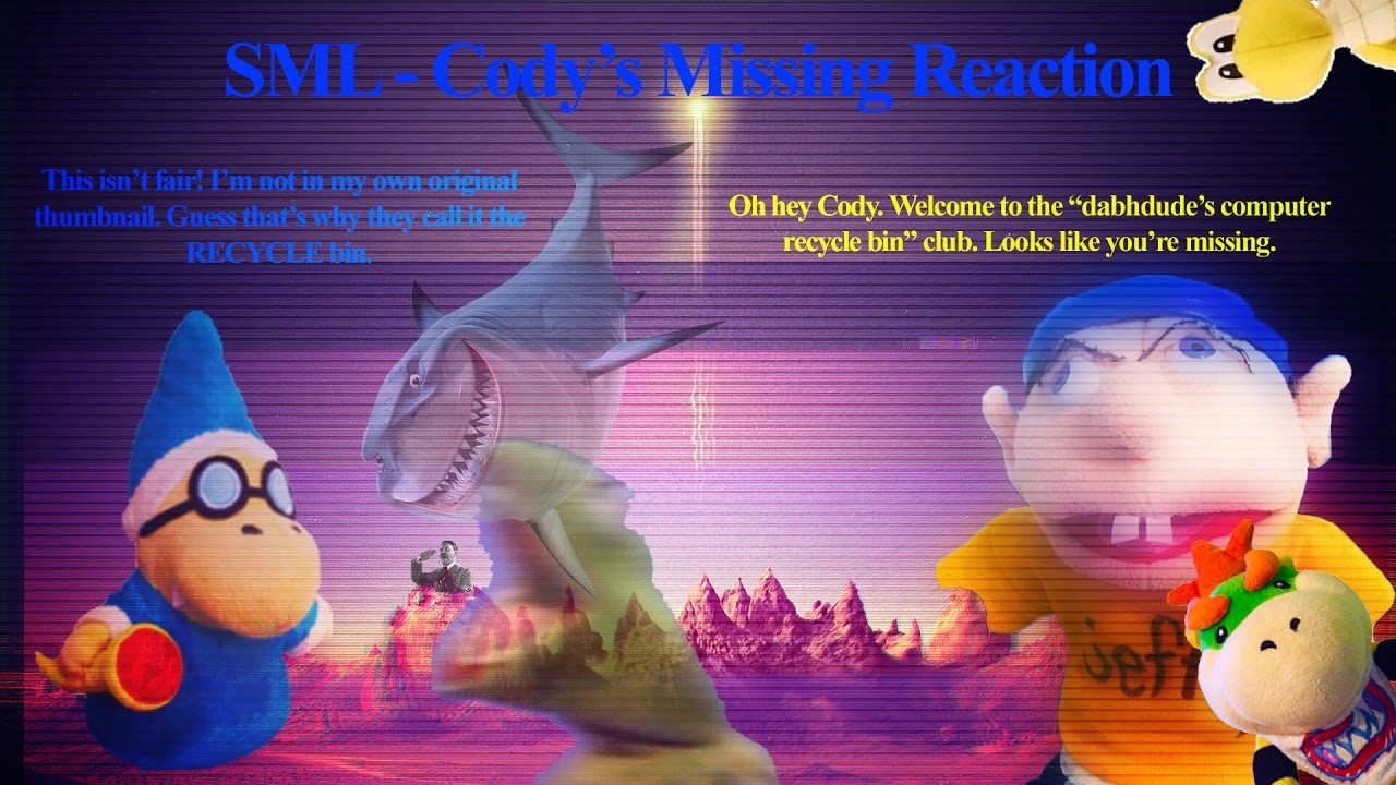 SML Movie: Cody's Missing Reaction - YouTube