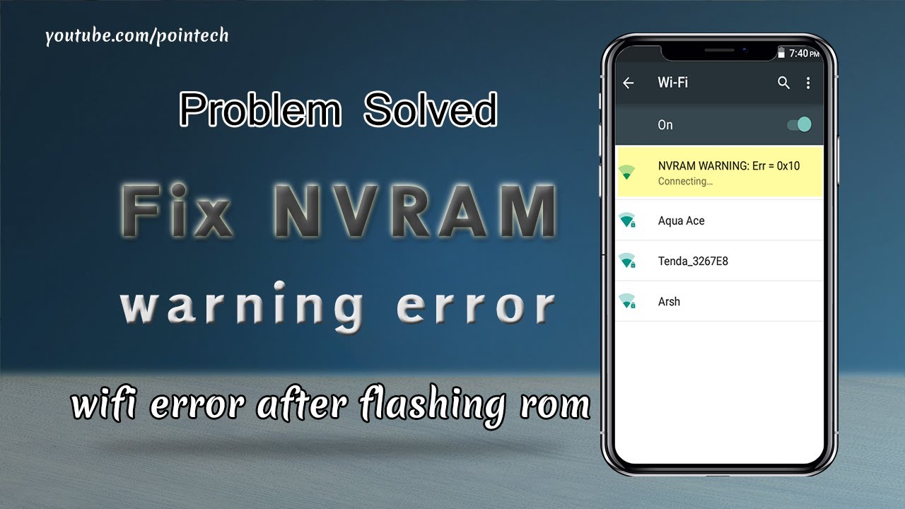 How to Fix Wifi NVRAM error Warning in android devices without PC ...