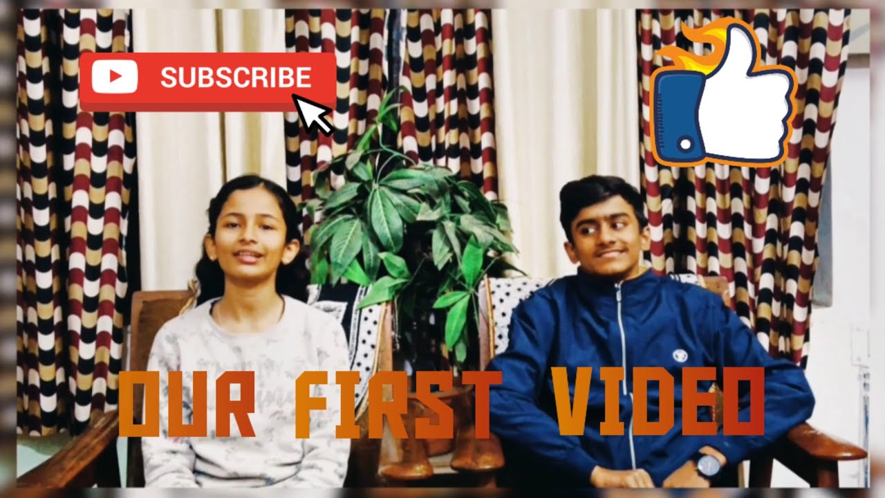 OUR FIRST YOUTUBE VIDEO || Introducing our channel - YouTube