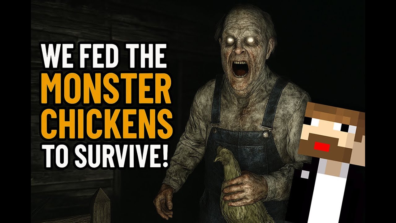 We fed the MONSTER Chickens to survive ! | PACIFY | FARM MAP - YouTube