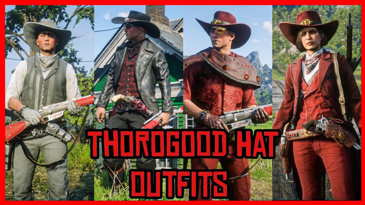 Red Dead Online Requested Outfits #200 Thorogood Hat Outfits - YouTube