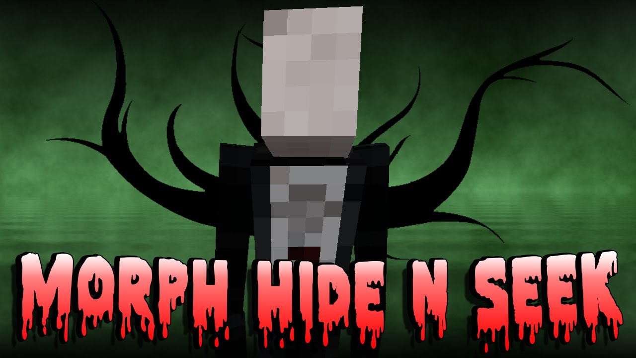 Minecraft Mod| Morph HIDE AND SEEK - Slender Man! w/TheAtlanticCraft ...