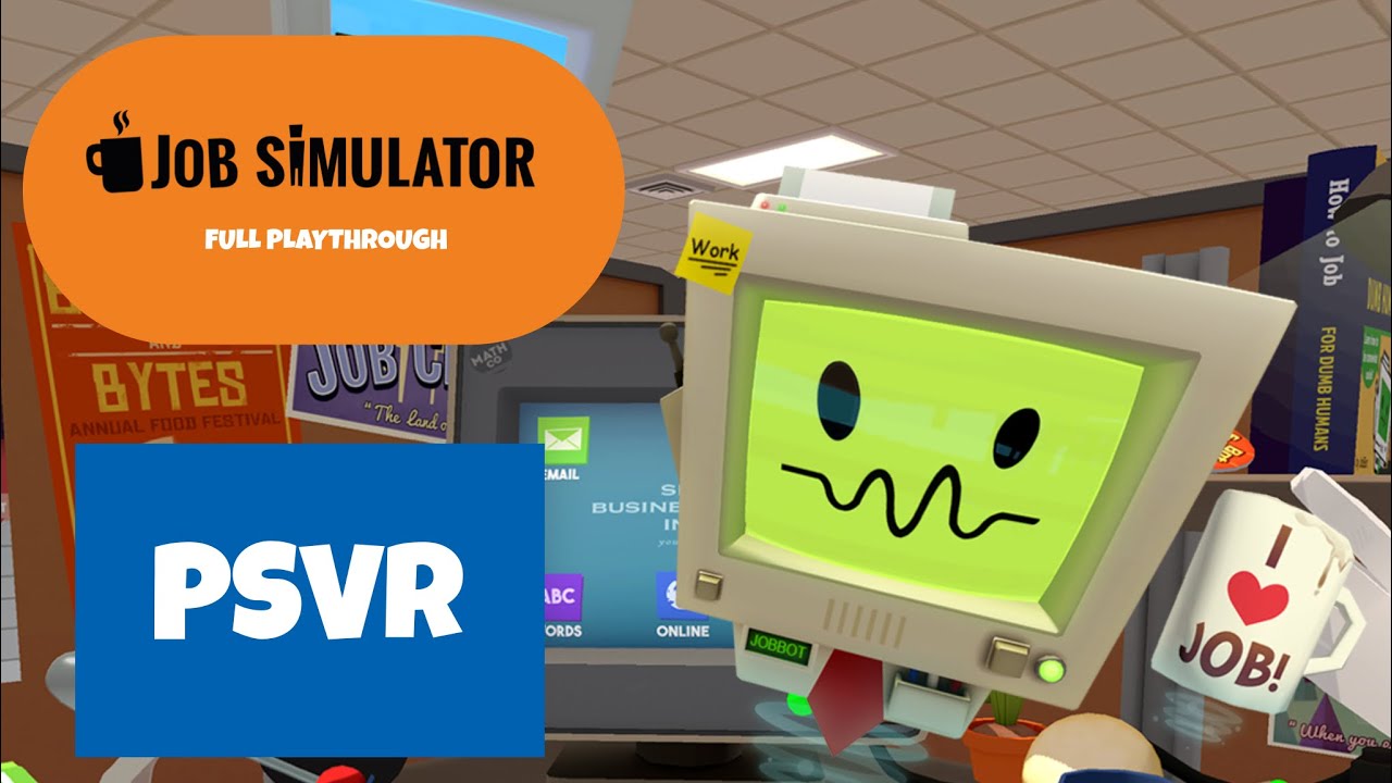Job simulator full playthrough (PSVR) - YouTube