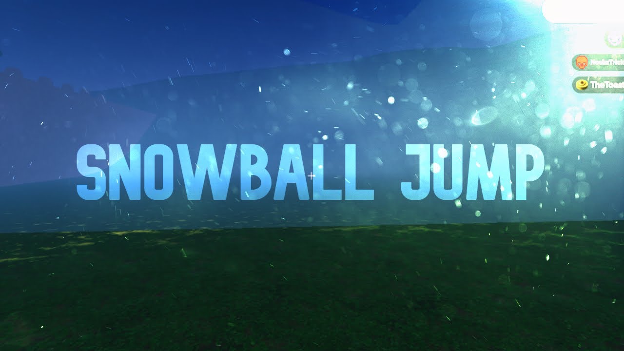 Snowball jump trick.. - YouTube