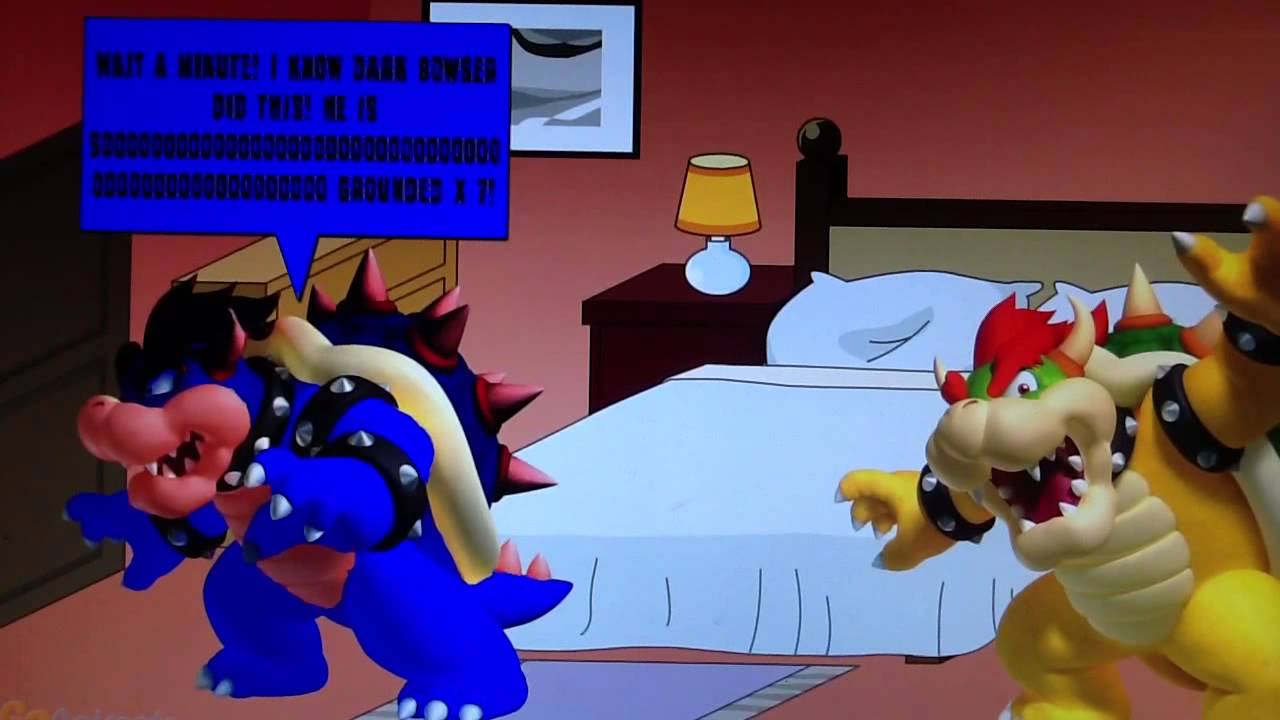 Dark Bowser Switches Bodies With His Mom And Gets Grounded - YouTube