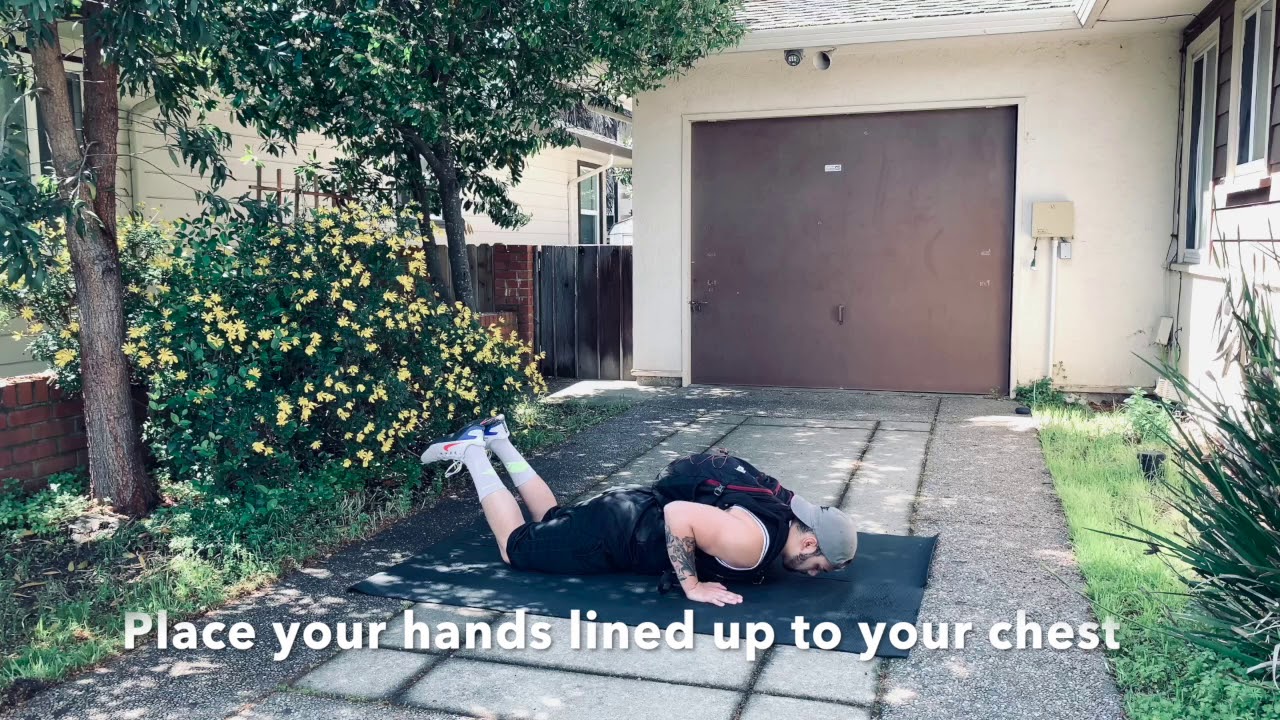 Backpack - Knee Push-up - YouTube