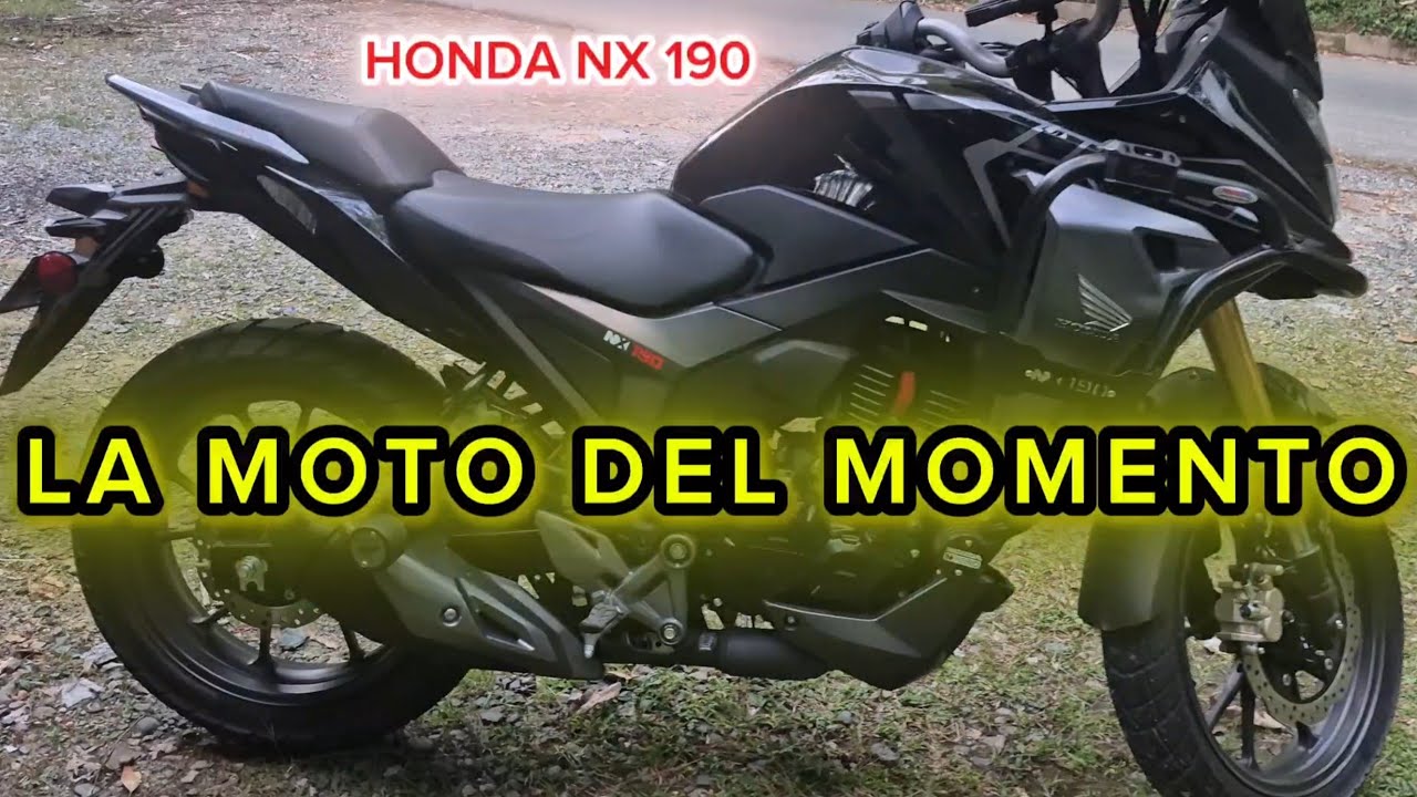 HONDA NX 190: Análisis a fondo. 🏍️ 2025 - YouTube