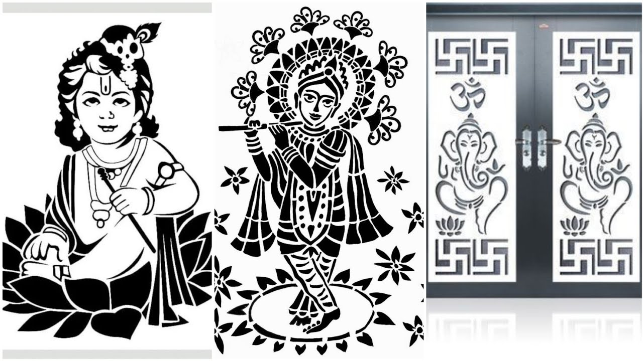 TOP 50 Best CNC Design for Temple door, wall,Main gate 2023 ll best CNC ...