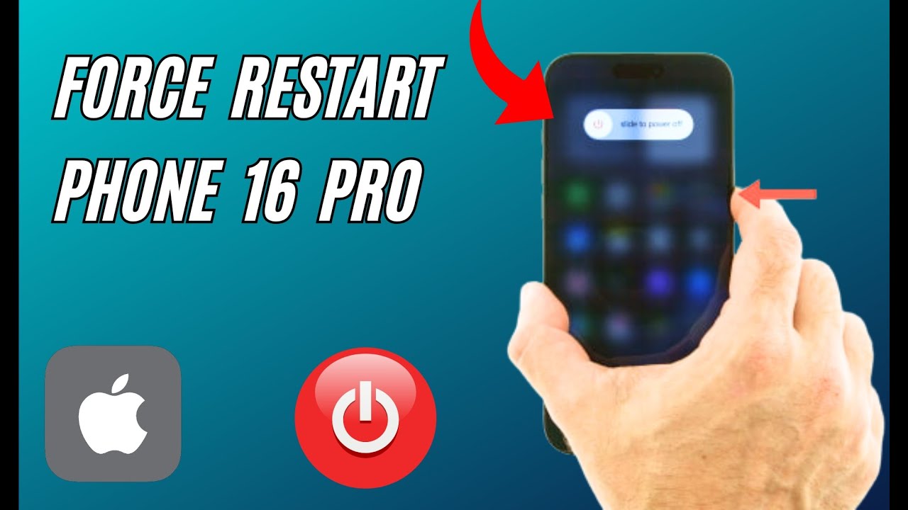 How To Force Restart iPhone 16 Pro Max - YouTube