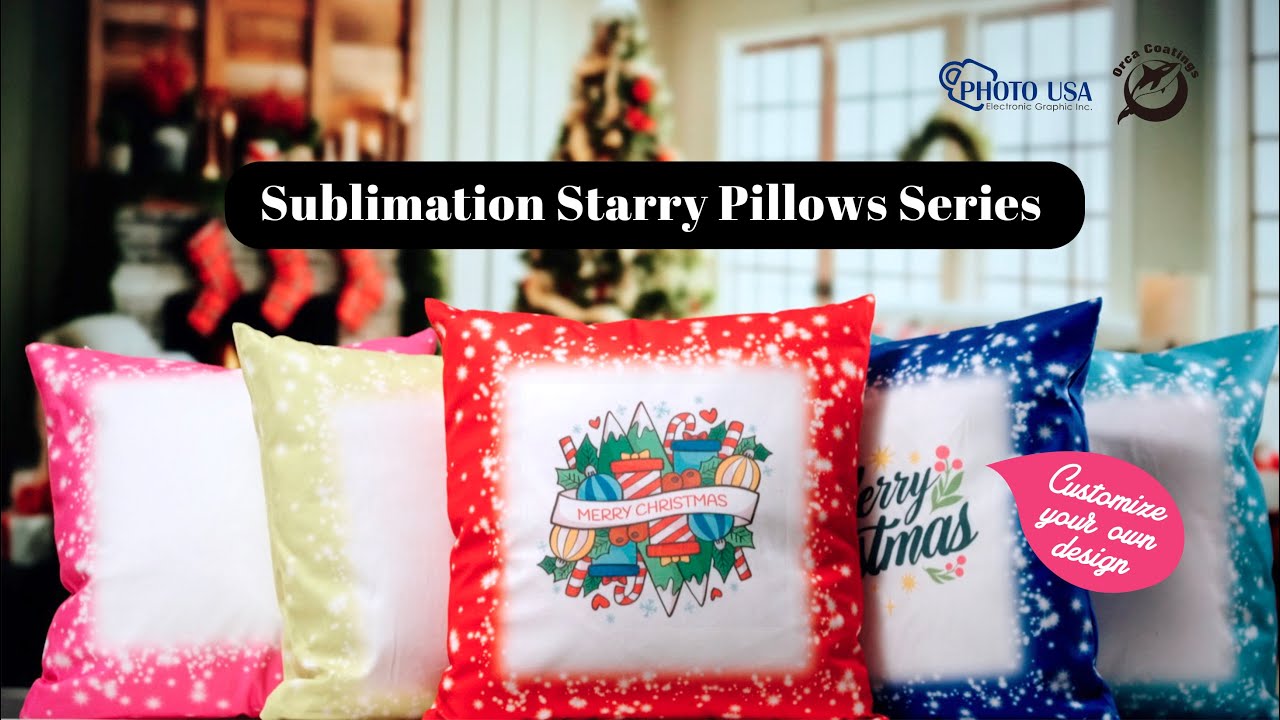 Custom Starry Pillows: Add Festive Cheer to Your Home with Sublimation ...