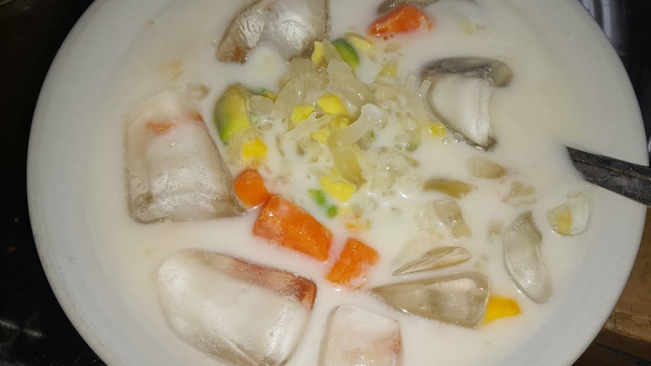 MELEGAKAN DAHAGA||COCOK DIMINUM SIANG HARI||ES BUAH RUMPUT LAUT🤤🤤 - YouTube