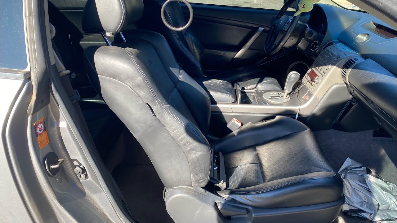 2003 G35 passenger seat removal!! - YouTube