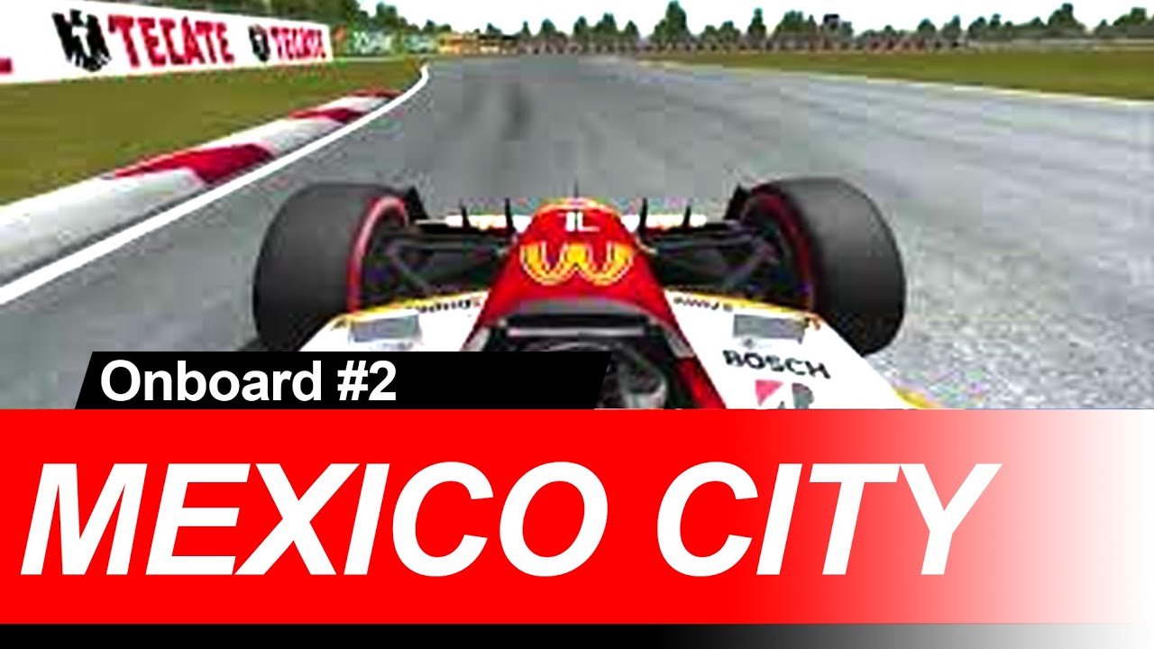 rFactor | ChampCar 2005 Onboard Lap at Mexico City - YouTube