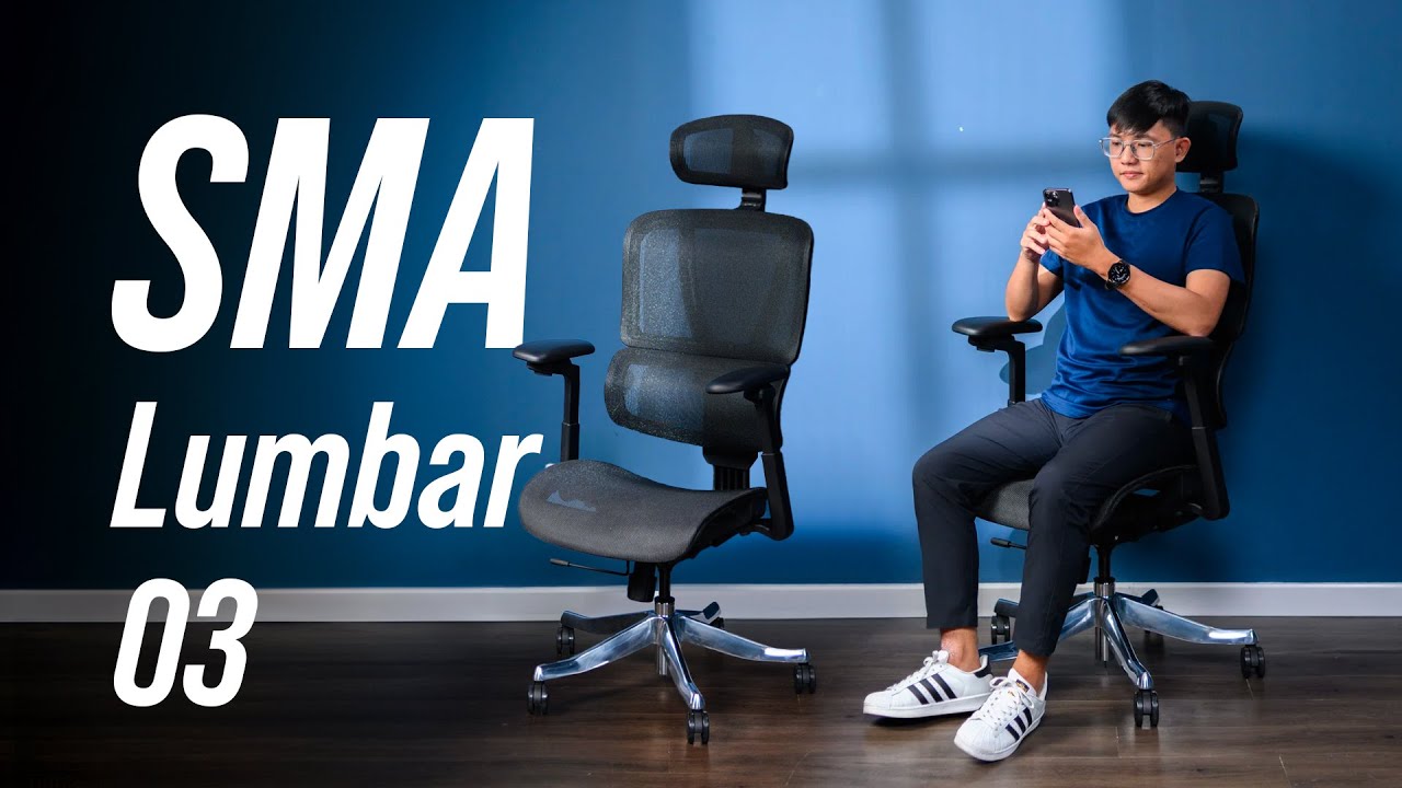 Ghế công thái học SMA Lumbar 03: tuỳ biến cực nhiều, bảo hành 5 năm ...