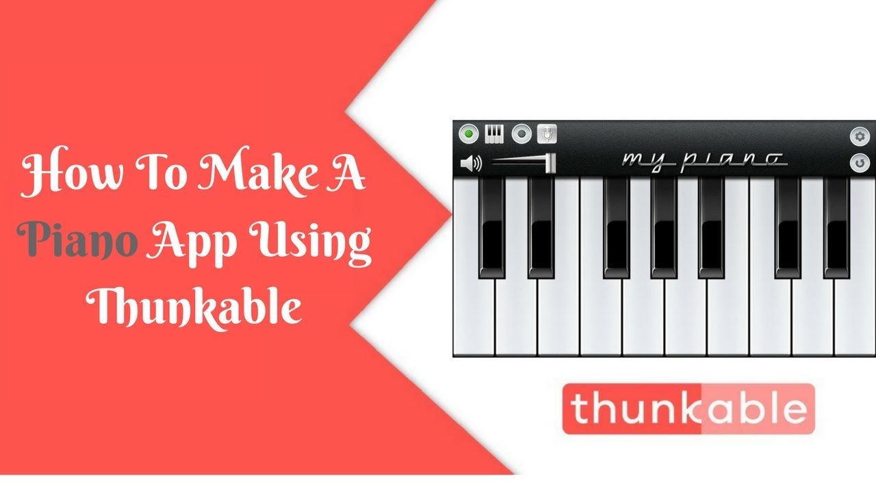 How To Make A Piano App Using Thunkable || Advance Apps Thunkable - YouTube