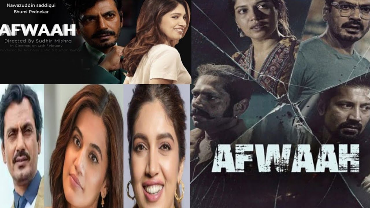 afwaah full movie story//nawazuddin Siddiqui and bhumi pednekar//afwaah ...