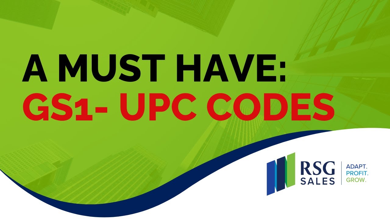 A Must Have: GS1- UPC Codes - YouTube
