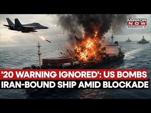 US Fires Hellfire Missile At Iran-Bound Cargo Ship Amid Naval Blockade, Says '20+ WARNING IGNORED'