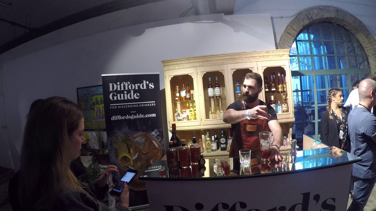 Caldera Bar meets Difford's Guide at Athens Bar Show 2017 - YouTube
