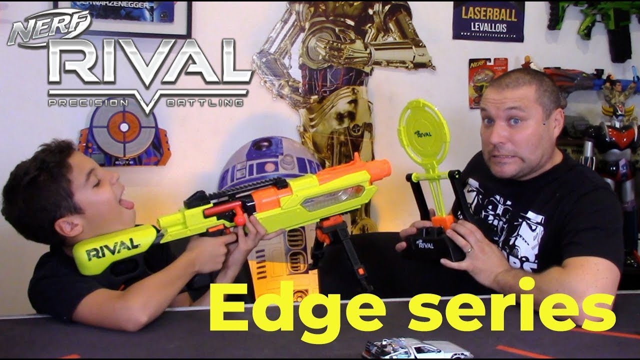 NERF RIVAL JUPITER EDGE XIX 1000 MODEL UNIQUE EN FRANCE - YouTube