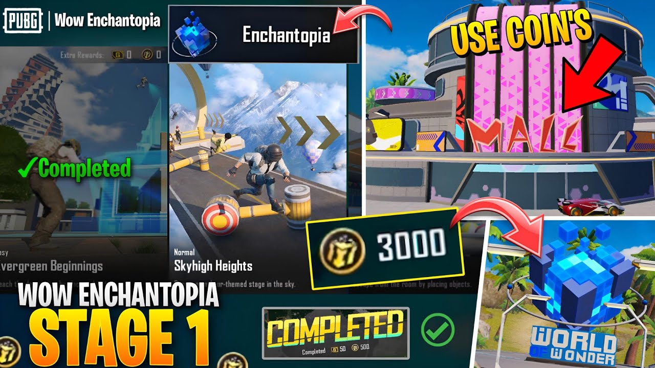 🔴 How To Use ENCHANTOPIA Coins | How To Complete Enchantopia 1st Stage | New Wow Chair Park In ...