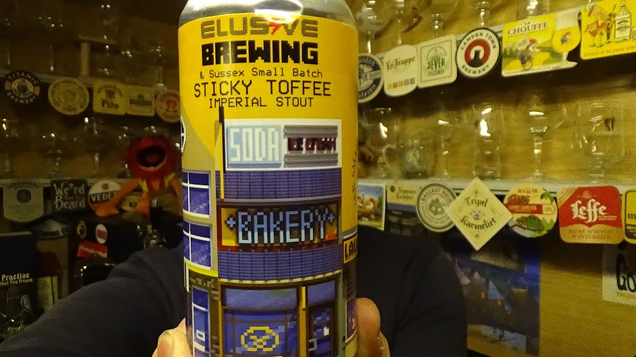 Elusive Brewing x Sussex Small Batch | Sticky Toffee Imperial Stout ...