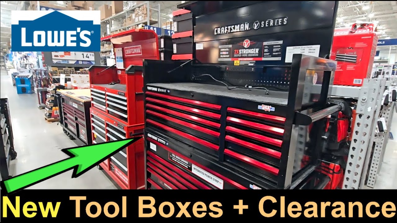 New Tool Boxes + Clearance @ Lowes - YouTube