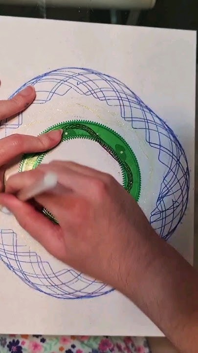 Multi embed nested spirograph weaves #spirograph #art #math Emblem Blue - YouTube