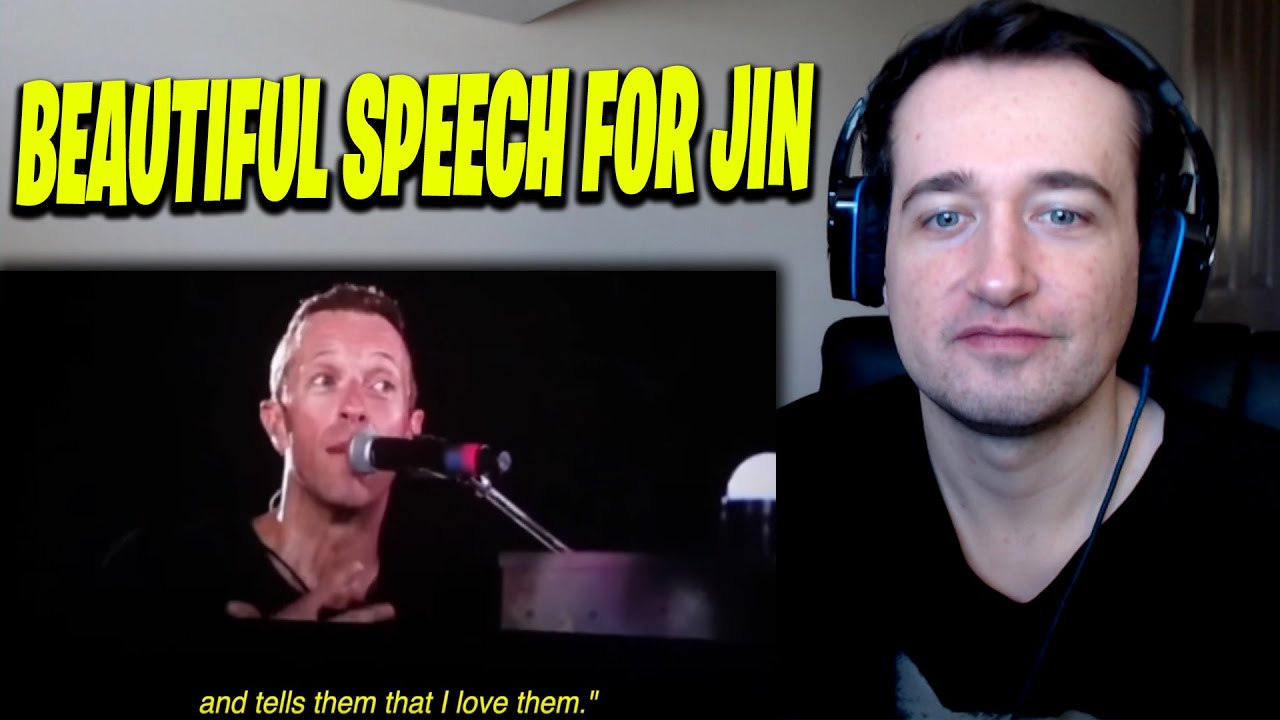 Chris Martin Speech About Jin will make you CRY 😭 | BTS The Astronaut ...