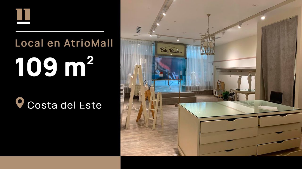Se vende Local en Atrio Mall, Costa del Este - YouTube