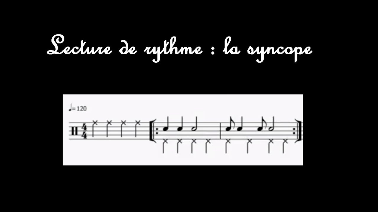 Lecture de rythme : la syncope - YouTube