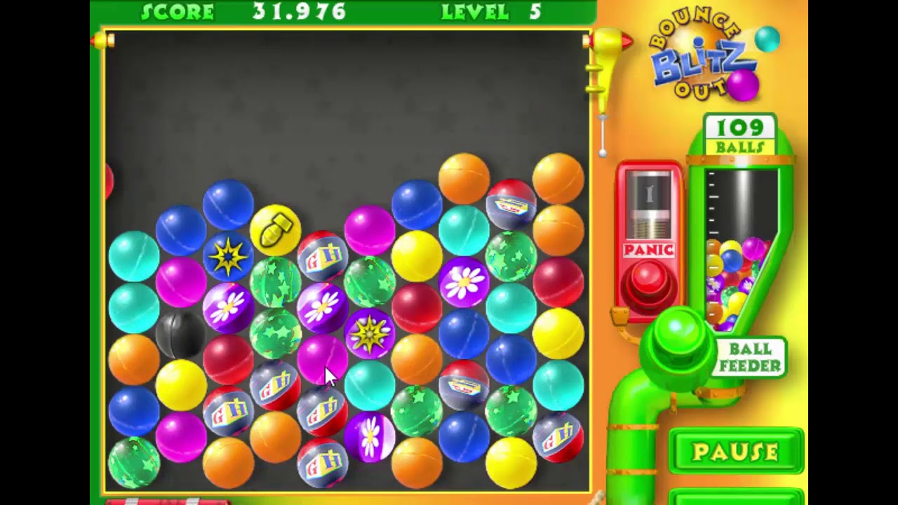 bermain balon game bounce | game house | kids game | bounce out | game ...