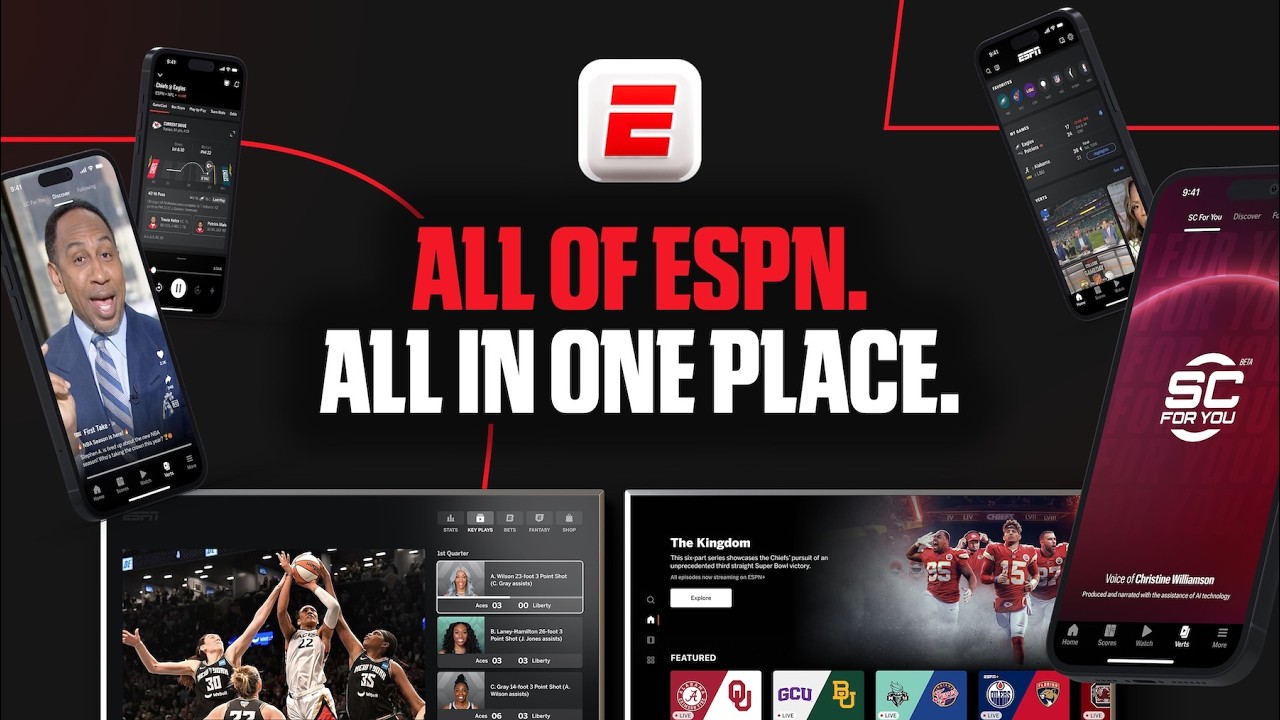 ALL IN ONE PLACE 👏 ESPN launches new direct-to-consumer service today ...
